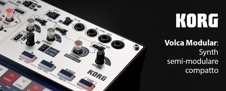 Korg Volca Modular: Synth semi-modulare compatto! - News Strumenti ...