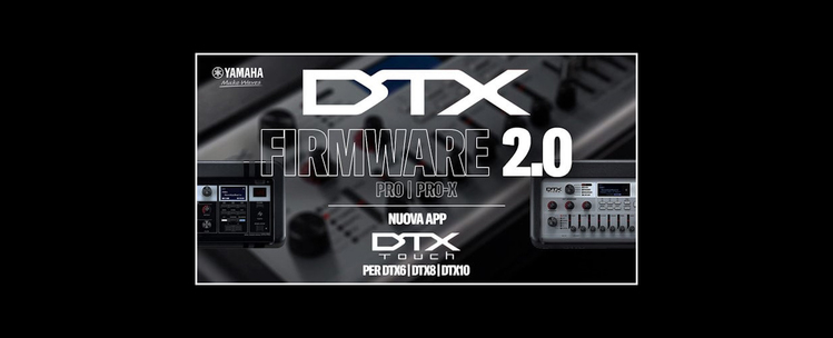 Yamaha Lancia un Nuovo Firmware 2.0 e Nuova App "DTX Touch" - News Strumenti Musicali.net
