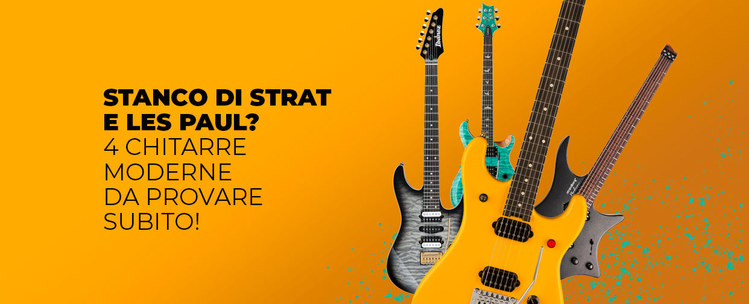 Stanco di Strat e Les Paul? 4 Chitarre Moderne da Provare Subito ...